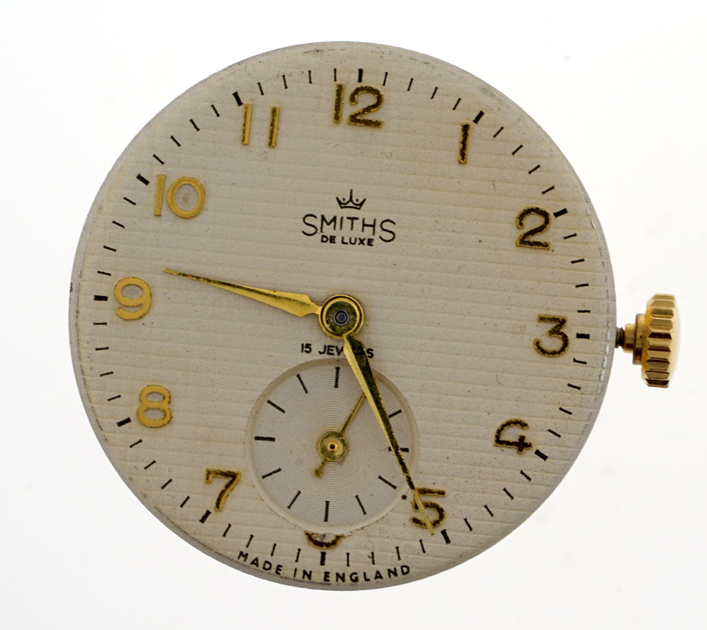DELUXE SMITHS GENTS 9CT GOLD PRESENTATION WRISTWATCH SERVICED ...