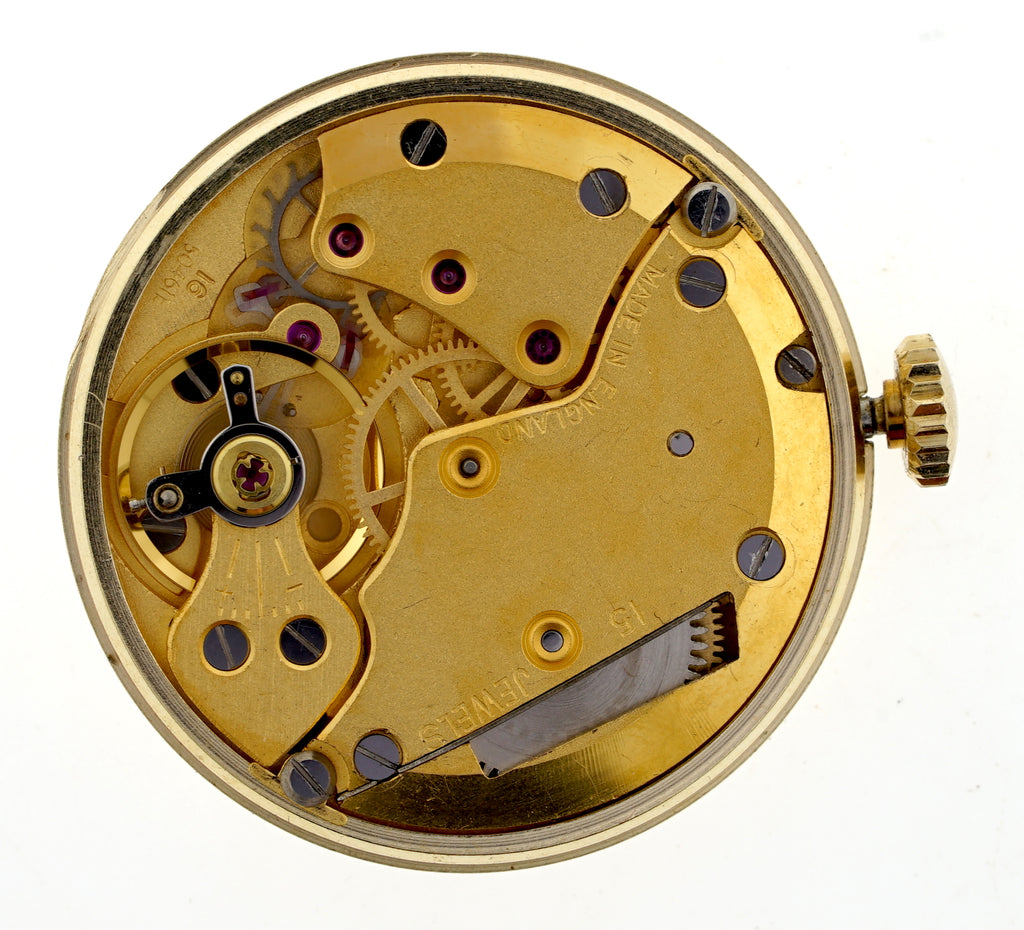 DELUXE SMITHS 9CT GOLD BRITISH RAIL WRISTWATCH IN GOOD CONDITION WITH ...